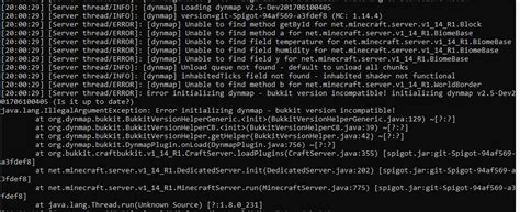 dynmap won t run on my server · issue 2651 · webbukkit dynmap · github