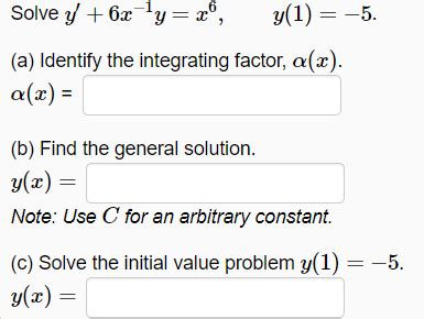 Solved Solve Y X Y X Y A Identify The Chegg Com