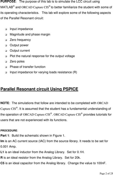 Characteristics Of Series And Parallel Resonant Circuit Circuit Diagram