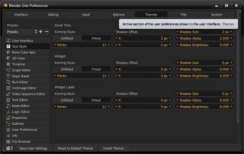 How To Modifiy Interface Font Size Blender Stack Exchange