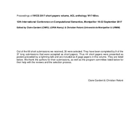 Proceedings Of The 12th International Conference On Computational