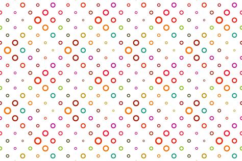 Seamless Multicolored Circle Pattern Graphic By Davidzydd Creative Fabrica