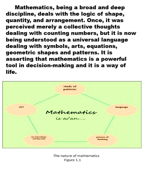 mathematics in the modern world pdf pattern symmetry