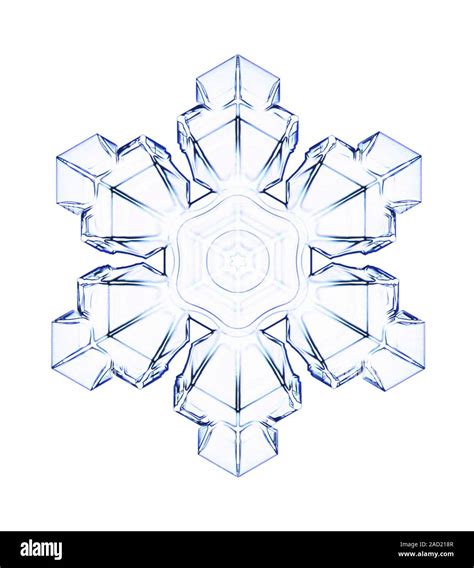 Snowflake Light Micrograph Of A Dendritic Sectored Plate Snowflake Snowflakes Are Symmetrical