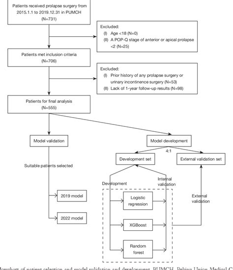 Figure 1 From Predicting The Occurrence Of Stress Urinary Incontinence After Prolapse Surgery A