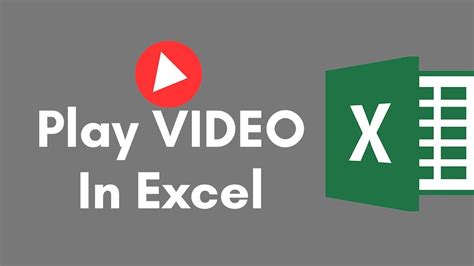 How To Play Video In Excel YouTube