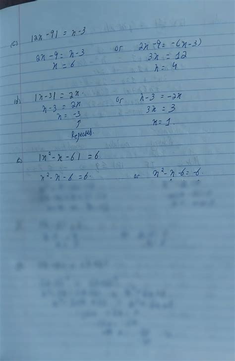 SOLUTION Modulus Equations Questions Studypool