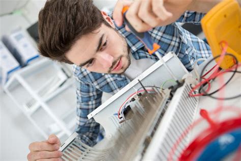 Installing Cooling System Cpu Stock Image Image Of Connection Office