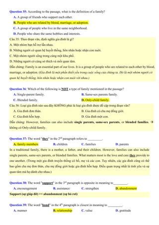 BỘ TEST TIẾNG ANH BIÊN SOẠN THEO FORM ĐỀ MỚI NHẤT CỦA BGD SÁCH GLOBAL SUCCESS BẢN HS