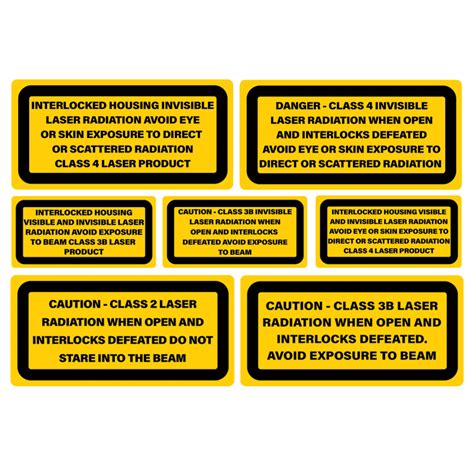 Fda Laser Notice 56 For Laser Warning Label Requirements Lasermet