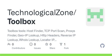 Github Technologicalzone Toolbox Toolbox Tools Host Finder Tcp Port Scan Proxys Finder