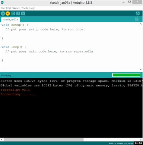 esp32 arduino ide konfigurálás és az első build esp32 mikrokontroller