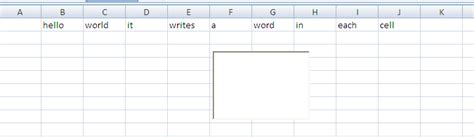 vba how to make a multi line text box fill in different rows[excel
