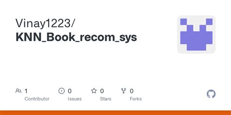 KNN Book Recom Sys KNN Book Recommendation Ipynb At Main Vinay1223