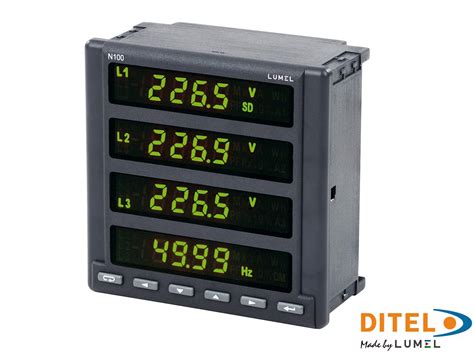 Power Network Analyzer Recorder N100 Diteltec