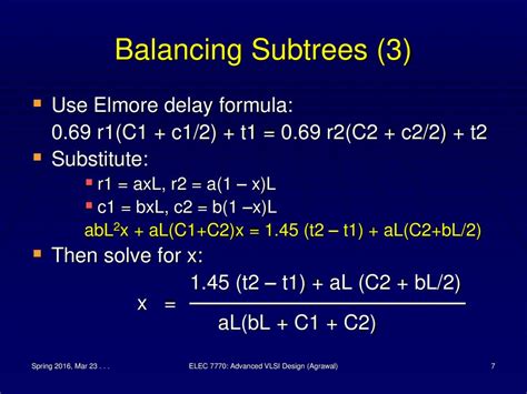 elec 7770 advanced vlsi design spring 2016 zero skew clock routing