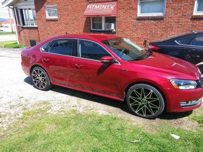 2015 Volkswagen Passat With 20x8 5 38 Ravetti M5 And 245 35r20 Lexani