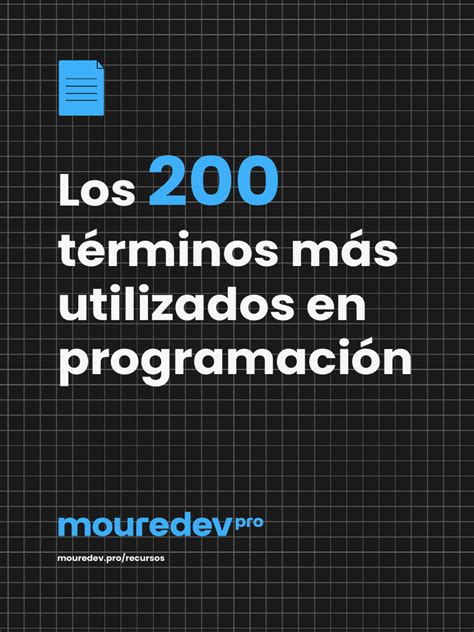 Glosario Programacion 200 Mouredevpro Pdf Programación Programa De Computadora