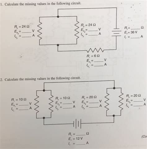 Solved Calculate The Missing Values In The Following Chegg