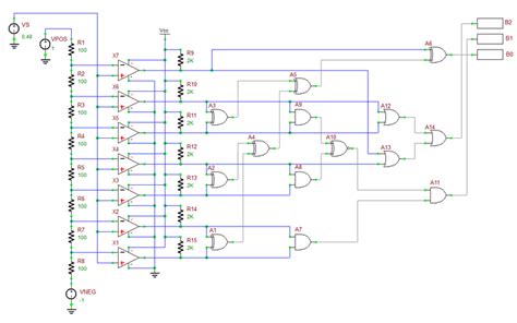 Advanced Tutorial Lesson 12 Exploring A 3 Bit Ad Converter Circuit Emagtech Wiki