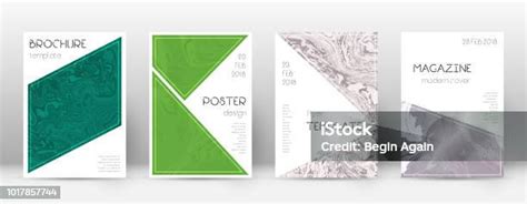 초록 덮개입니다 실제 디자인 서식 파일입니다 Suminagashi 대리석 삼각형 포스터입니다 실제 유행 추상 C 대리석에 대한 스톡 벡터 아트 및 기타 이미지 Istock