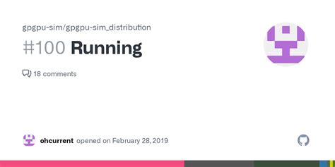 running · issue 100 · gpgpu sim gpgpu sim distribution · github