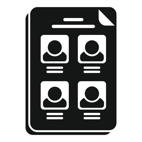 Client Datasheet Icon Simple Vector Data Crm 15152336 Vector Art At