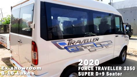 2020 Force Traveller 3350 Bs4 Super D 9 Seater Ex Showroom Price 8