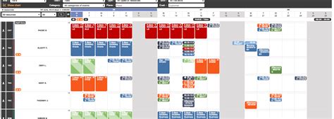 Schedule Planning Excel Template