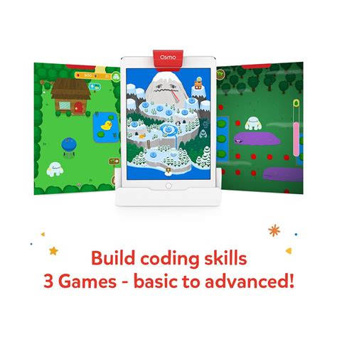 osmo coding starter kit for ipad coding puzzles stem toy base includ