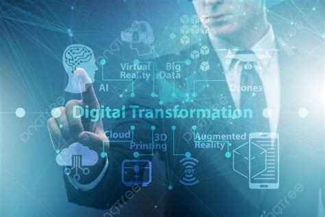 The Digital Transformation And Digitalization Technology Concept Digital Transformation And
