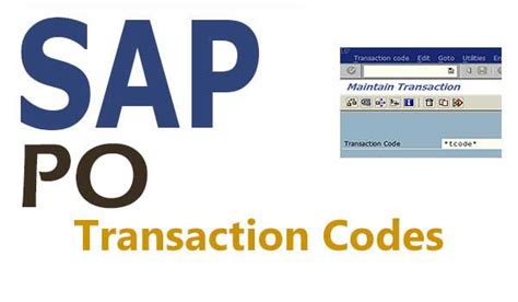 List Of Purchase Order PO Tcode In SAP OFF