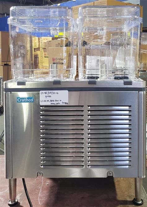Crathco Cs 4e2d3d 16 Simplicity Bubbler Premix Cold Beverage Dispenser Vision Equipment