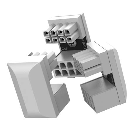 การ์ดแสดงผล Ltmgz ทิศทางตรงข้ามข้อต่อเพลาสีดำ ขาวอะแดปเตอร์ Gpu Atx จีพียูวีจีเอ Pcie 8ขา6pin U