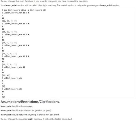 Solved Challenge Exercise Individual Insert Into The Nth