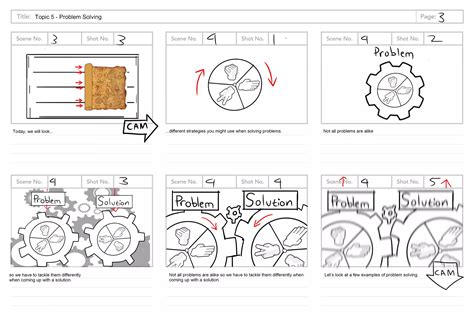 Problem Solving Math Animation Storyboard Pdf