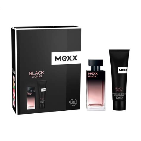 Парфюмированный набор женский Mexx Black Woman (туалетная вода, 30 мл ...