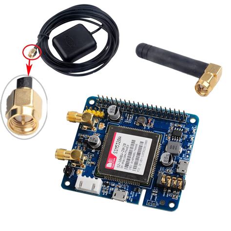 Buy SIM5320A Module GSM GPRS GPS RPI Expansion Board 3G Network GPS GSM Antenna For Raspberry