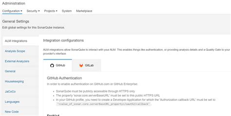 Alm Integration Bitbucket Sonarqube Server Community Build