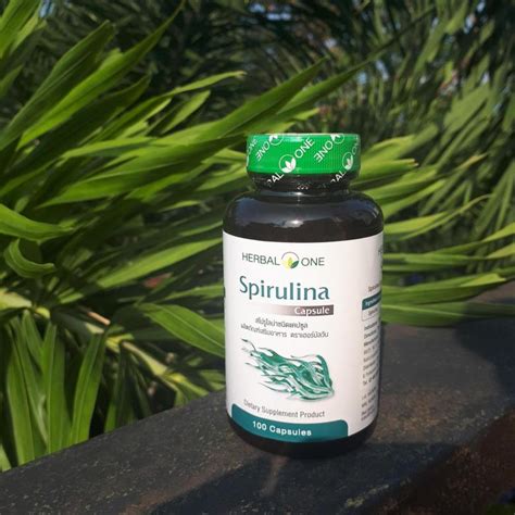 Спирулина в капсулах / Spirulina Capsules Herbal one 100 capsules ...