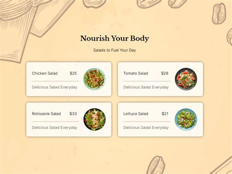 Price List As A Two Column Menu Unlimited Elements For Elementor