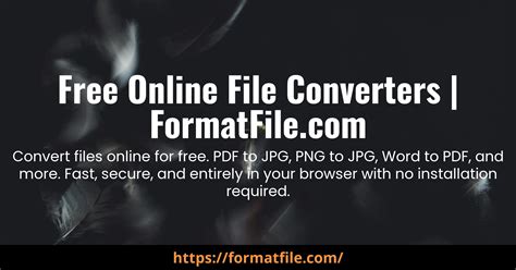 Free Online File Converters