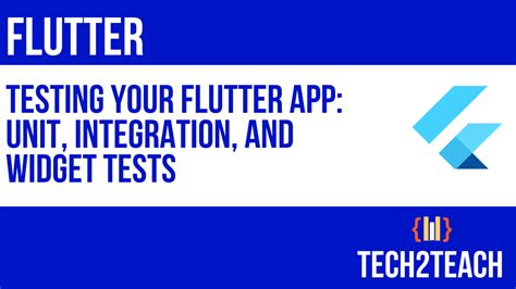 widget and integration test learn how to do widget testing in… by