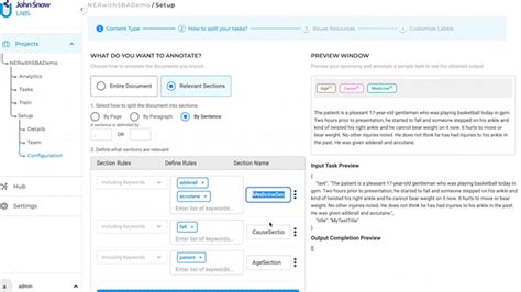 Enhanced Section Based Annotation In Nlp Lab 52 John Snow Labs