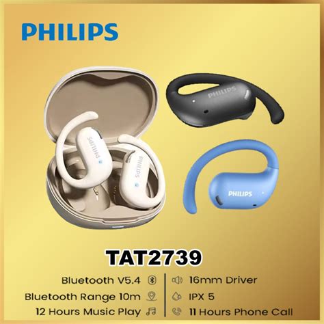 Jual Philips TAT2739 TAT 2739 Open Ear True Wireless Bluetooth TWS ...