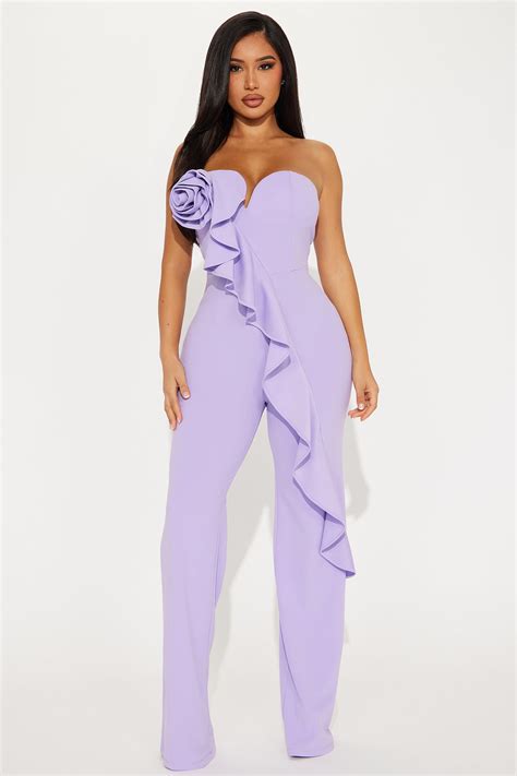 Purple Jumpsuits Fashion Nova