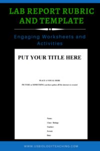 Lab Report Rubric And Template USBiologyTeaching Com