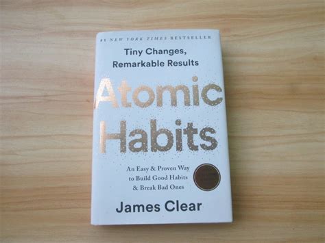 Atomic Habits Hardbound By James Clear Hobbies And Toys Books And Magazines Fiction And Non Fiction