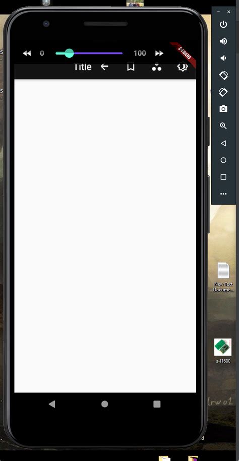 Flutter Slider In Bottomnavigation Bar Causes It To Go To The Top On The Screen Stack Overflow