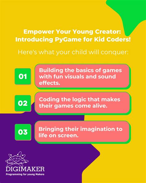 Digimaker Programming For Young Makers On Linkedin Pygame